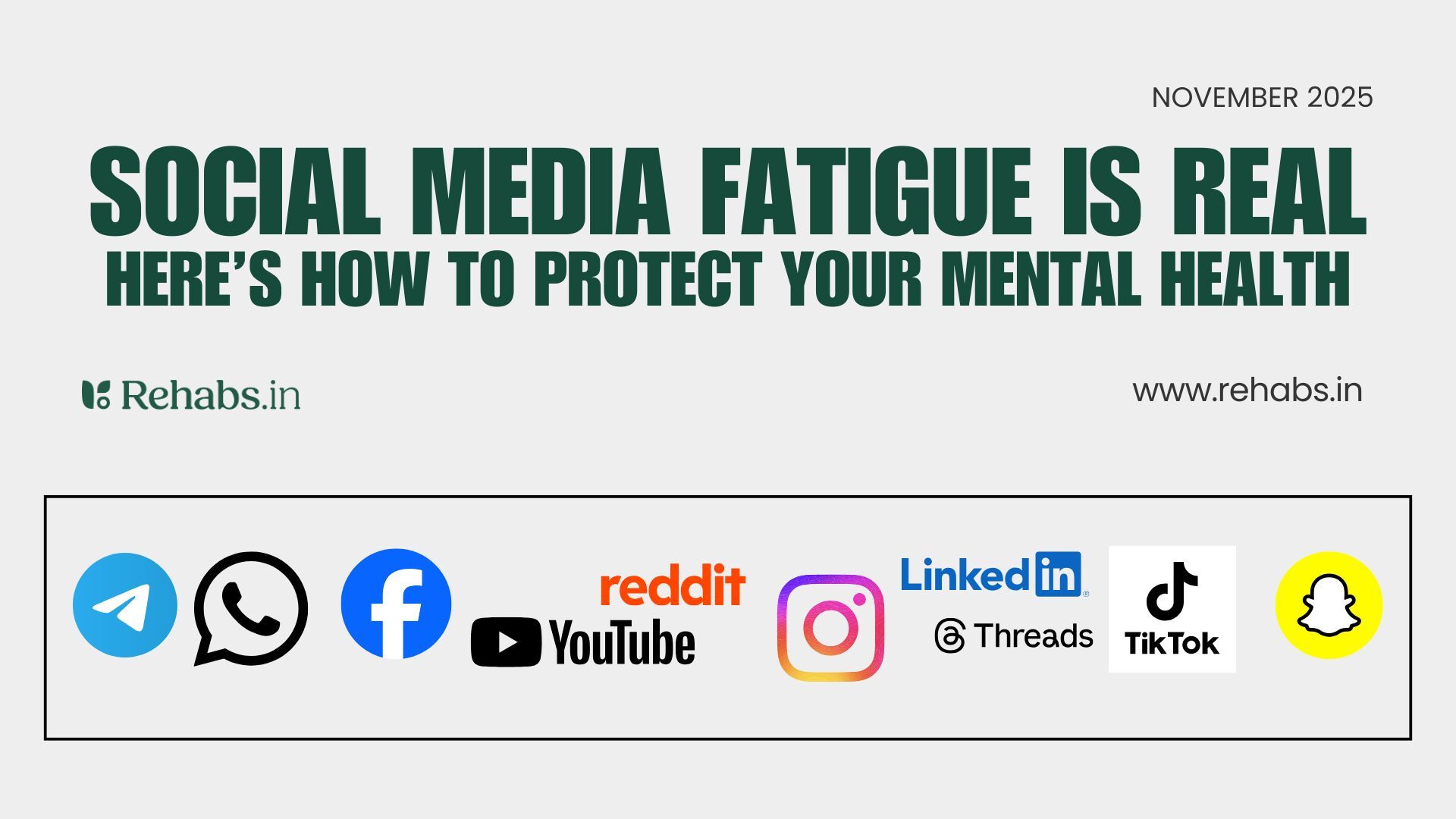 Social Media Fatigue Is Real - Here’s How to… | Rehabs.in